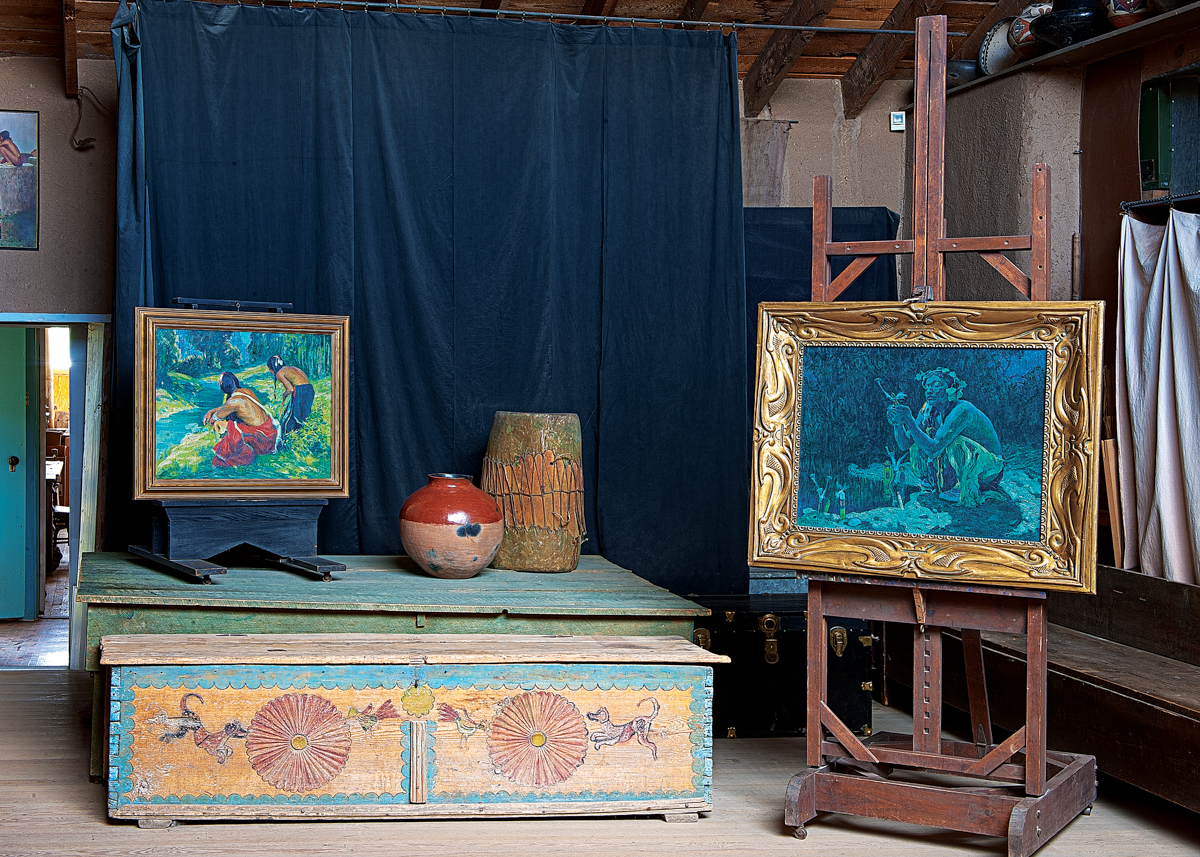 A detail from the Couse Studio. Photograph courtesy of The Couse ...