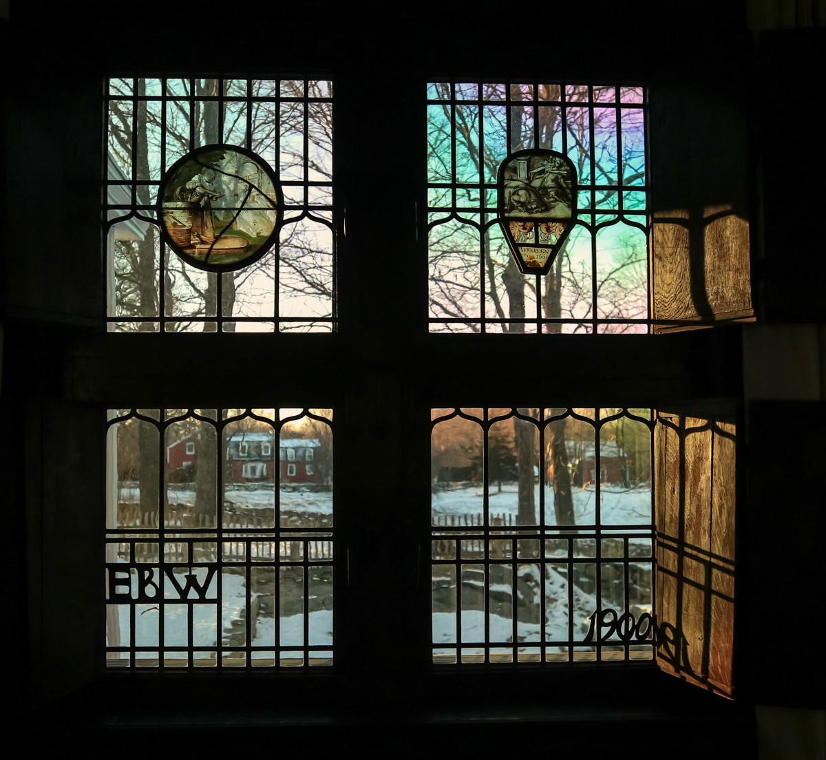 Weir-Windows-Interior – Historic Artists' Home and Studios