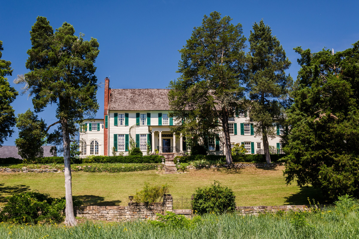 Belmont, Gari Melchers’ home, is located on a hill overlooking the ...