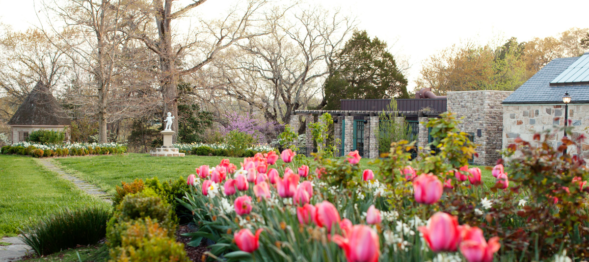 Explore the garden paths at Gari Melchers Home and Studio that Mrs ...