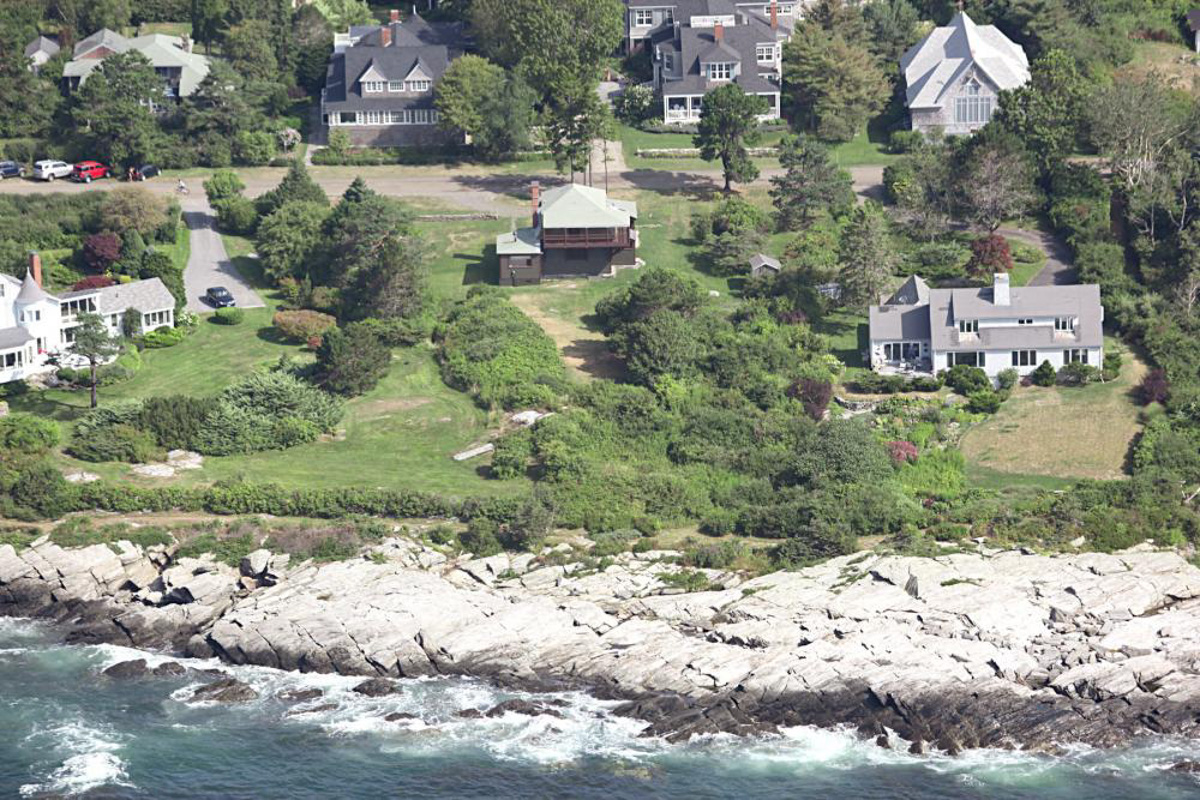 Winslow Home Studio at Prouts Neck, Maine, aerial view, 2010. Photo ...