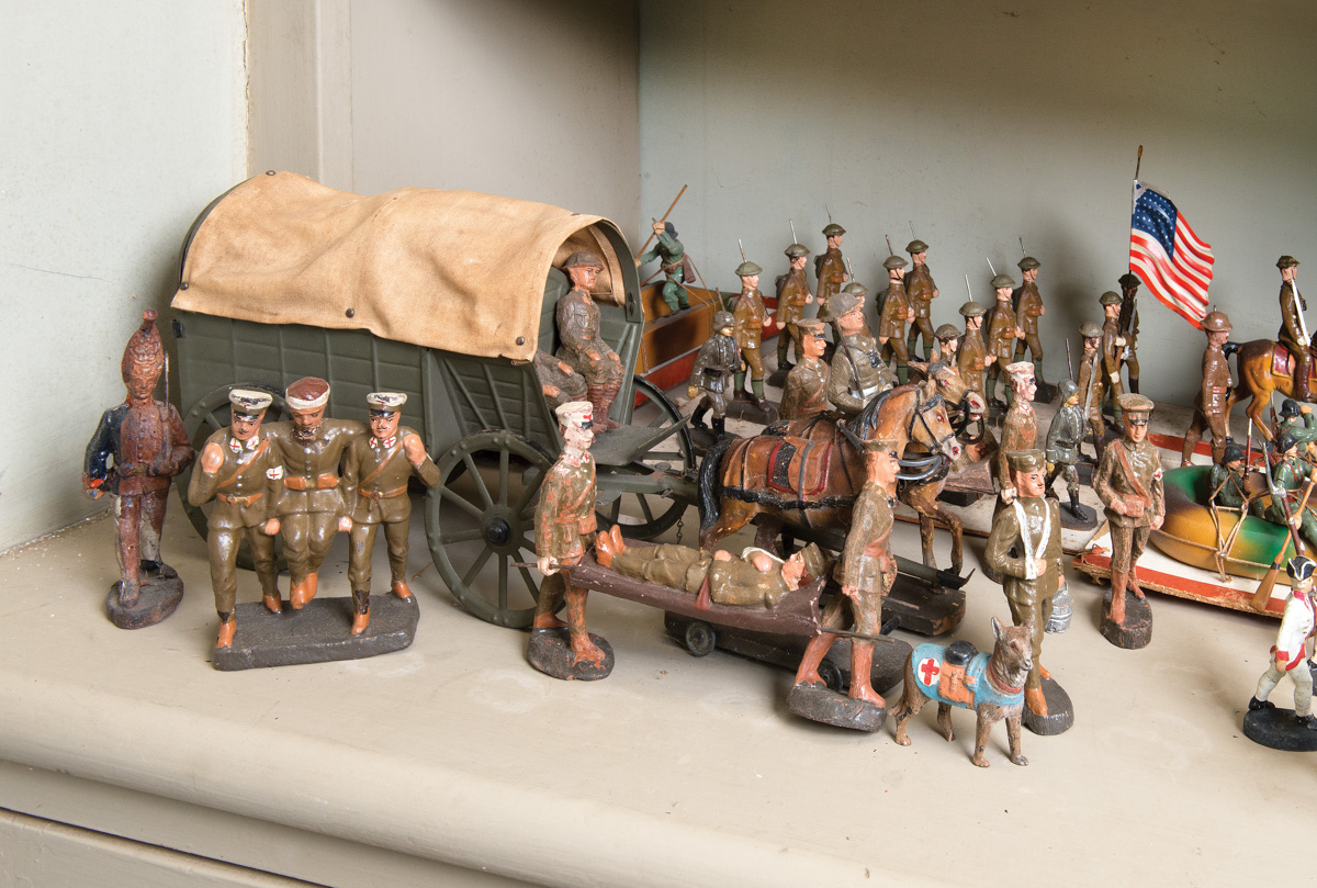 Painted miniatures by Andrew Wyeth. Photo by Rick Echelmeyer. Courtesy ...