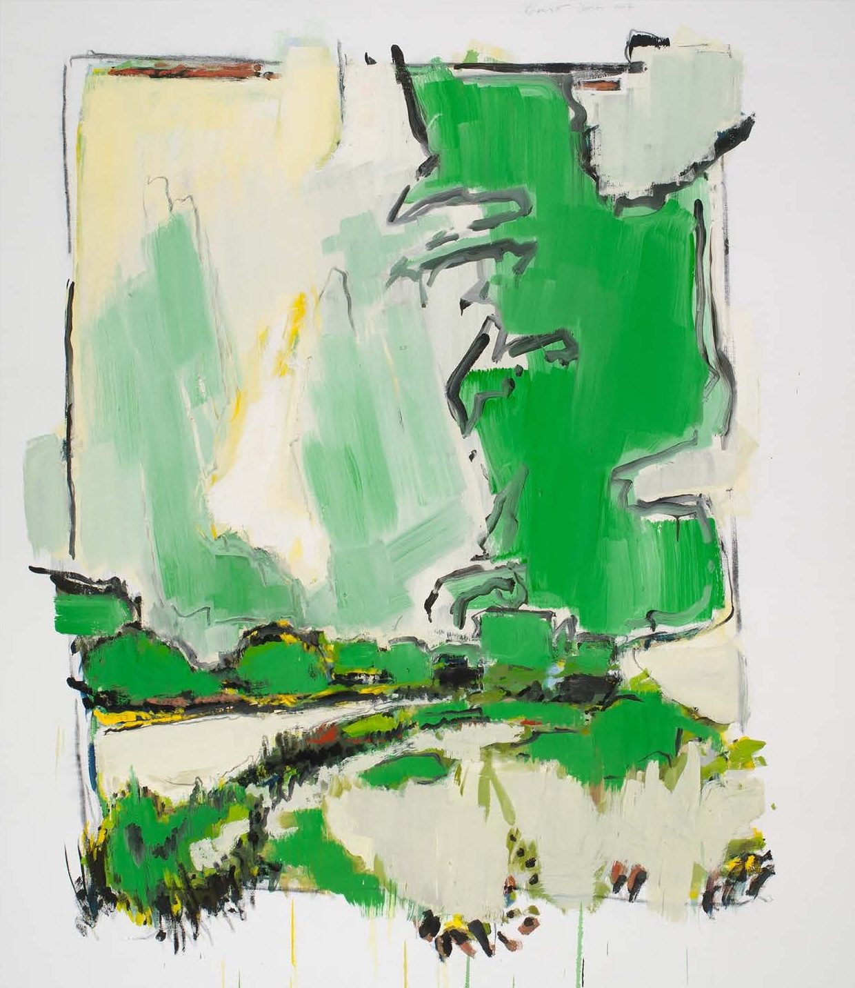 Sagg Main (10) by Robert Dash, 2007. Oil and Charcoal on Linen, 70 x 60 ...