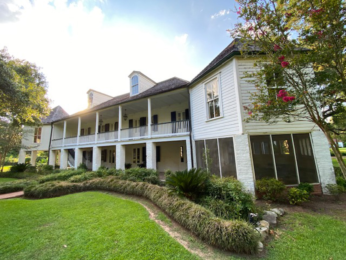 Big house at Melrose on the Cane (Melrose Plantation). Photograph by ...