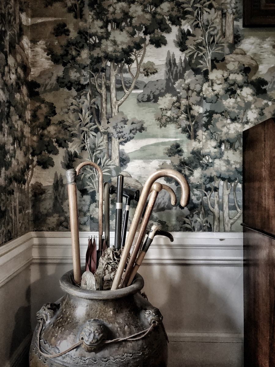 Walking sticks in the Chesterwood residence. Photograph by Jason Baker ...