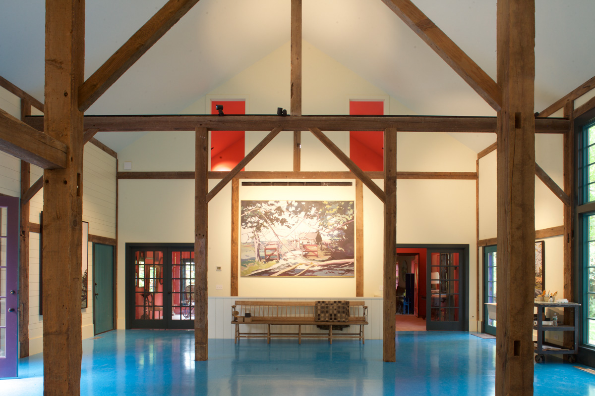 The studio’s South Wall at the Madoo Conservancy. Photograph by Mick ...